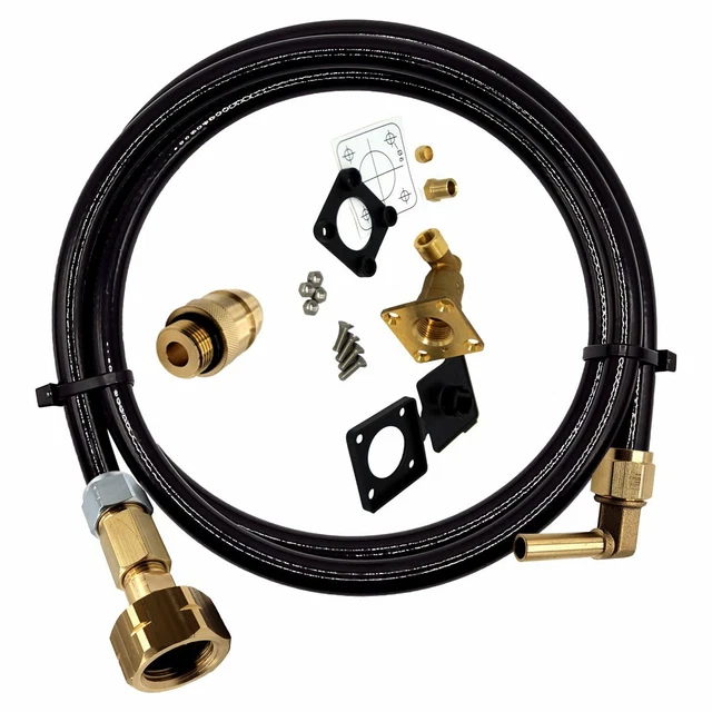 LPG EUROPEAN GAS Bottle Refill Kit Non Return Valve Euronozzle Adaptor ...