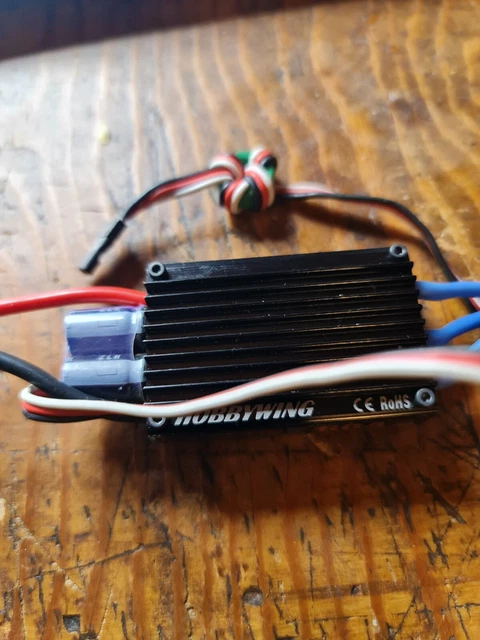 HOBBYWING PLATINO 60 Amp Esc Con Tuta Bec 500 Taglia Elicottero Testato ...