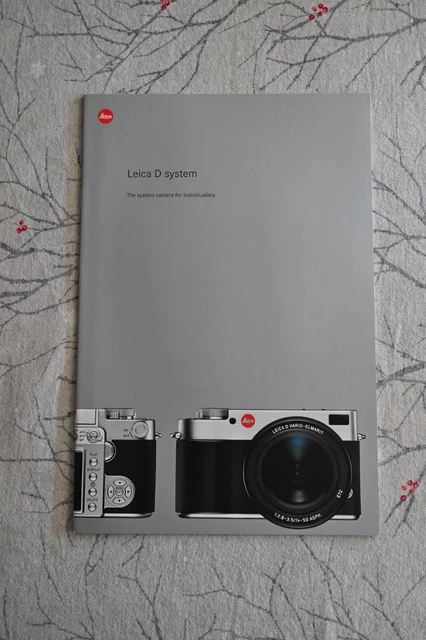 LEICA D SYSTEM A4 Product Catalogue Brochure £4.15 - PicClick UK