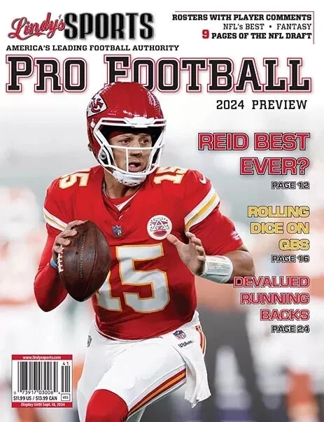LINDY'S SPORTS PRO FOOTBALL us magazine -june-2024 £14.99 - PicClick UK