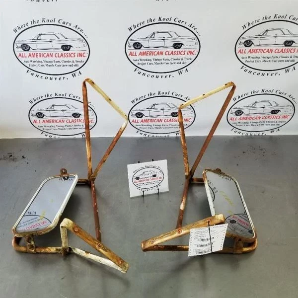 1967-72 F100 F250 F350 F500 FoMoCo West Coast Mirror Pair LH/RH - White ...