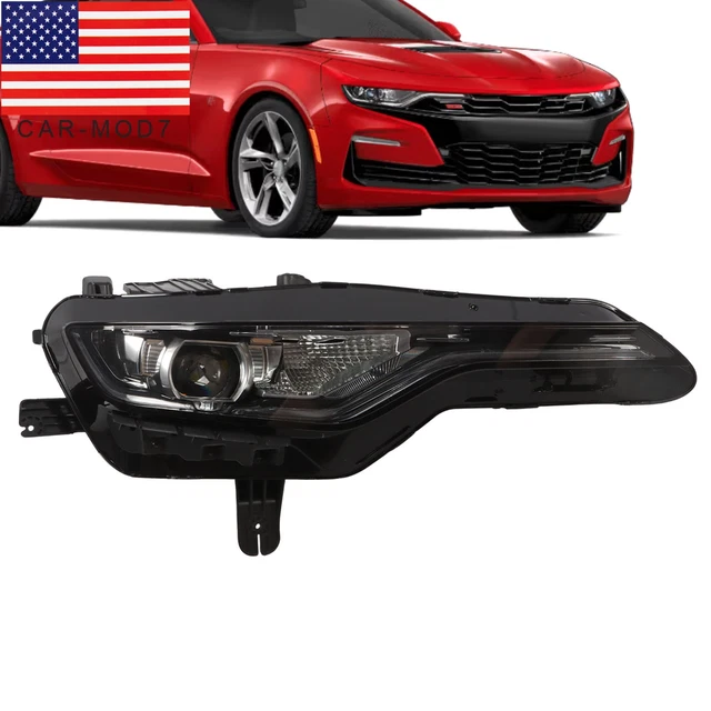 FOR 2019-2024 CHEVY Camaro RS|1SS|2SS LED DRL Projector Headlight ...