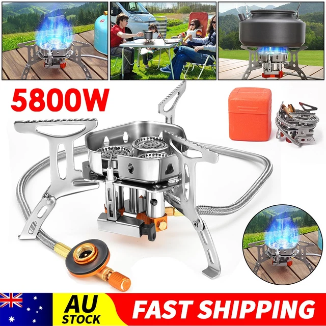 OUTDOOR PICNIC STOVE Picnic Gas Burner Portable Hiking Mini Cooker ...