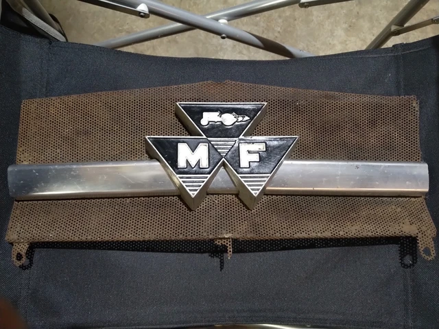 MASSEY FERGUSON 135 Original Aluminium Emblem Badge Bar With Grill £175 ...