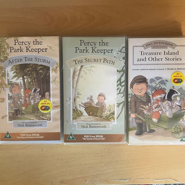 PERCY THE PARK Keeper After The Storm, The Secret Path PAL VHS Video ...