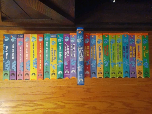 THE STEVE SAGA - The Complete Blue's Clues VHS Collection (1998-2002) £ ...