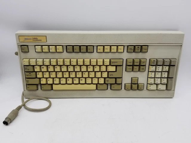 VINTAGE ZENITH DATA Systems ZKB-2 Keyboard Yellow Alps Switches (Tested ...