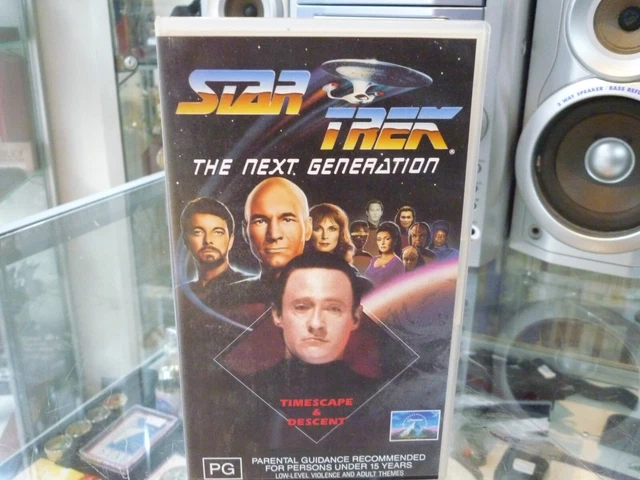 STAR TREK THE Next Generation Vhs Timescape + Descent $6.97 - PicClick AU