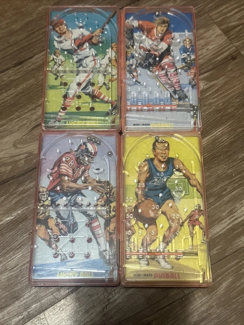 VINTAGE POCKETEERS TOMY Blue Box Mini-Mate Games Pinball 1960s 70s ...