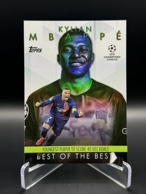 2023-24 TOPPS UCC Flagship - Kylian Mbappé - Insérer Best Of The Best #BM-8 EUR 2,99 - PicClick FR