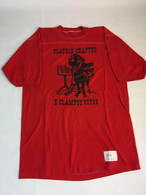 VINTAGE E CLAMPUS Vitus ECV Platrix Chapter Red Men’s L Ringer Tee $39. ...