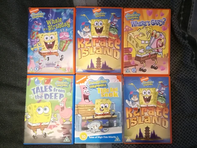 NICKELODEON SPONGEBOB SQUAREPANTS DVD X6 Bundle £12.99 - PicClick UK