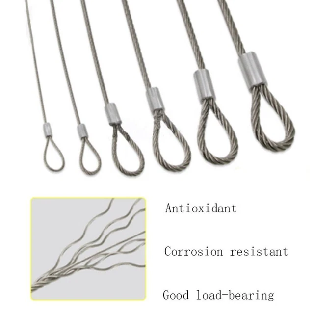 LIFTING ASSEMBLY CUSTOMIZED Lamp Safety Stainless Steel Hanging Rope ...