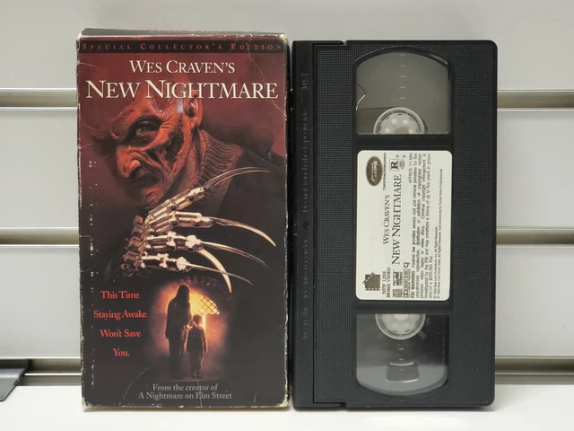 RARE WES CRAVEN'S New Nightmare 1994 VHS Horror Special Collector's ...