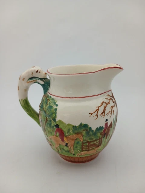 VINTAGE WEDGWOOD DYE Ken John Peel Hunting Scene Jug- 10.5cm Tall £25. ...
