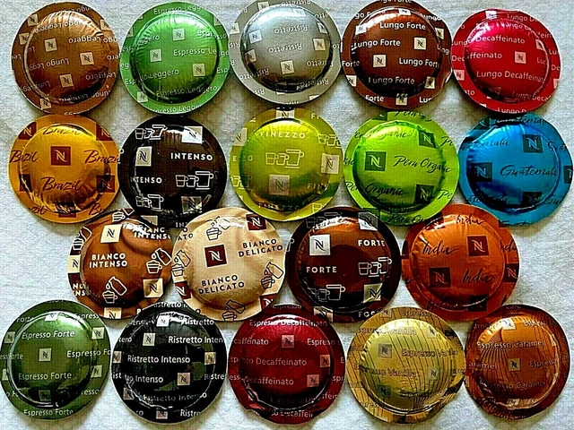 NESPRESSO PRO PODS X 60 Capsules World Exclusive 3 X 20 Mix Of Flavours ...