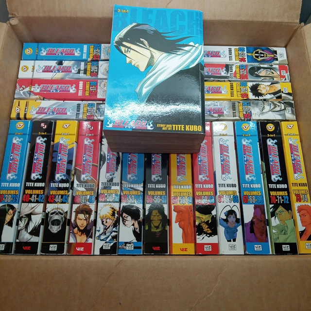 LOTTO ENORME LIBRI Bleach di Tite Kubo manga inglese 7-72 Shonen Jump 3 ... LOTTO ENORME LIBRI Bleach di Tite Kubo manga inglese 7-72 Shonen Jump 3 ...