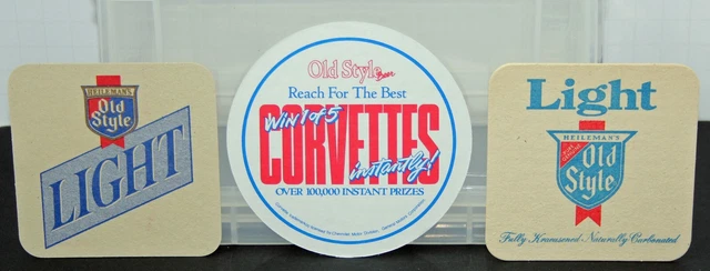 G. HEILEMAN BREWING CO., La CROSSE,WI. CARDBOARD BEER COASTER ...