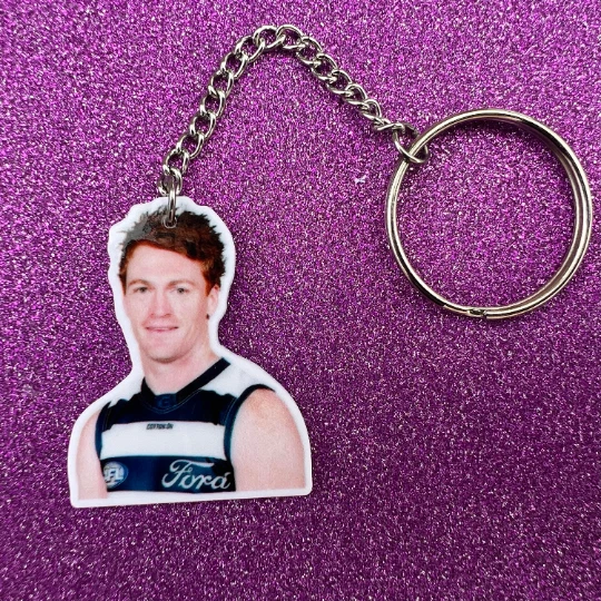 GARY ROHAN GEELONG Cats AFL player novelty keyring $9.00 - PicClick AU