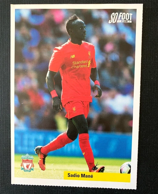 SADIO MANÉ, LIVERPOOL Fc, Rare Football French Rookie Card Collector ...