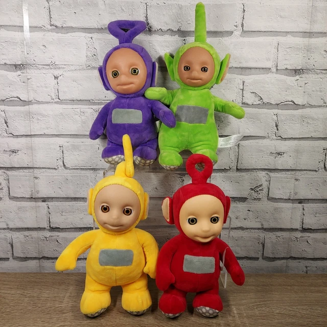 TELETUBBIES 9& TALKING Soft Toy Plush Bundle Tinky Winky Dipsy Lala Po ...