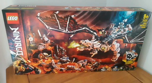LEGO NINJAGO: 71721: Skull Sorcerer's Dragon - Retired New & Sealed Set ...