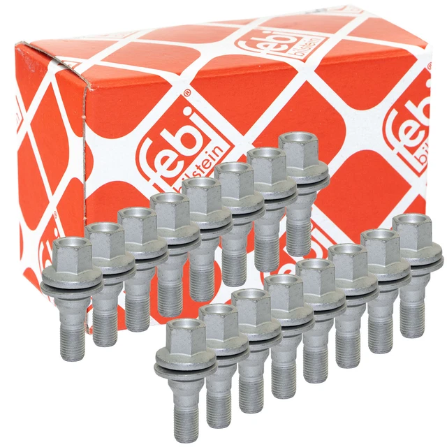 RADBOLZEN 16 STÜCK Radschrauben FEBI für Citroen C3 Fiat Opel Peugeot ...