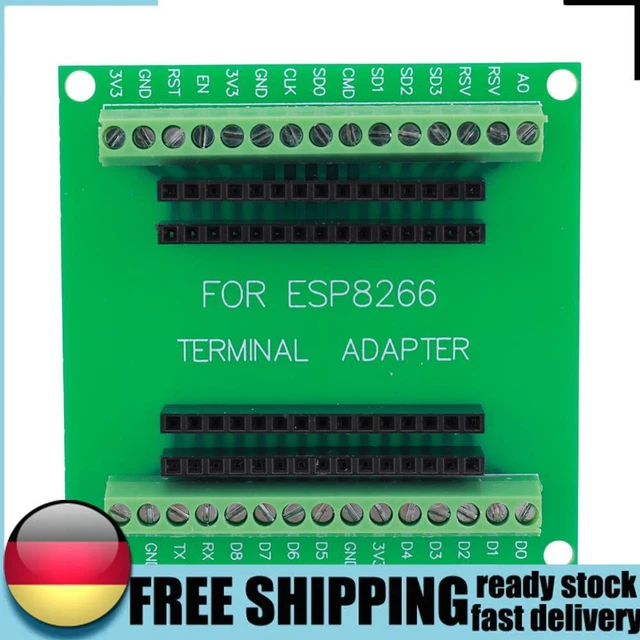 ESP8266 BREAKOUT BOARD GPIO Breakout Erweiterungsplatine für ESP8266 ESP-12E Nod EUR 4,99 ...