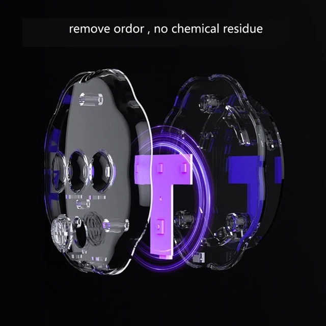 AUTO CLEANING DEODORIZATION Lamp Toilet Lid Cleaning Light Toilet ...