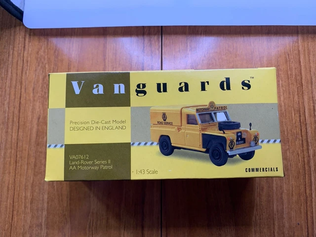 VANGUARDS CORGI 1:43 Land Rover Series II AA VA07612 £29.77 - PicClick UK