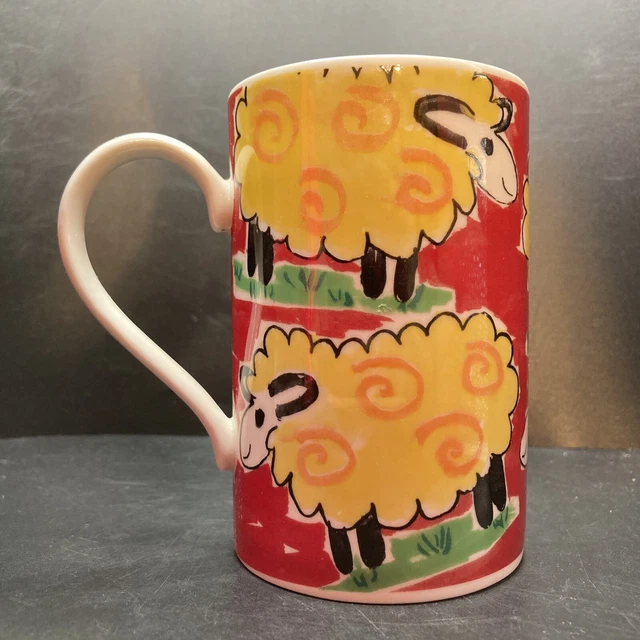 VINTAGE DUNOON ANIMAL Farm Sheep Stoneware Mug Jane Brookshaw made in ...