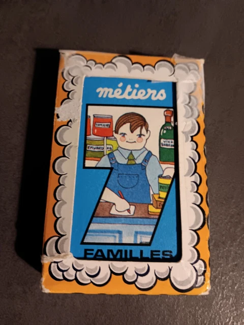 JEU DE 7 FAMILLES METIERS.🇨🇵🇨🇵 Complet. France cartes. 🇨🇵🇨🇵 EUR 7,00 ...