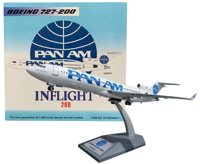 BOEING 727-200 PAN Am Reg: N365Pa W/Std - Inflight 200 If722Pa0421 1/ ...