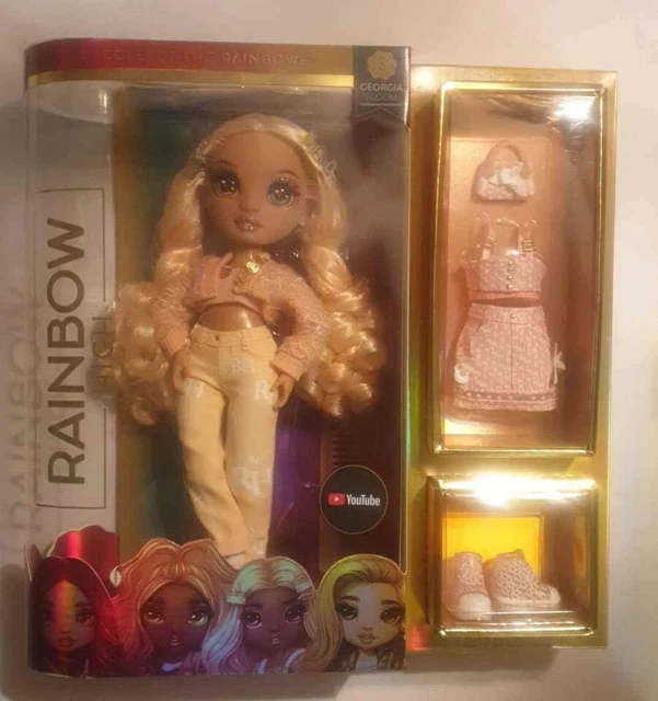RAINBOW HIGH GEORGIA Bloom Peach Fashion Doll $54.95 - PicClick AU