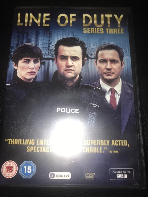 LINE OF DUTY - Series 3 DVD - 2 Discs Daniel Mays Adrian Dunbar vgc EUR ...