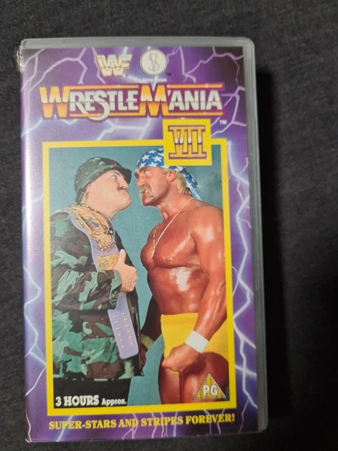 WWF WRESTLE MANIA 7 Vhs Pal $18.82 - PicClick