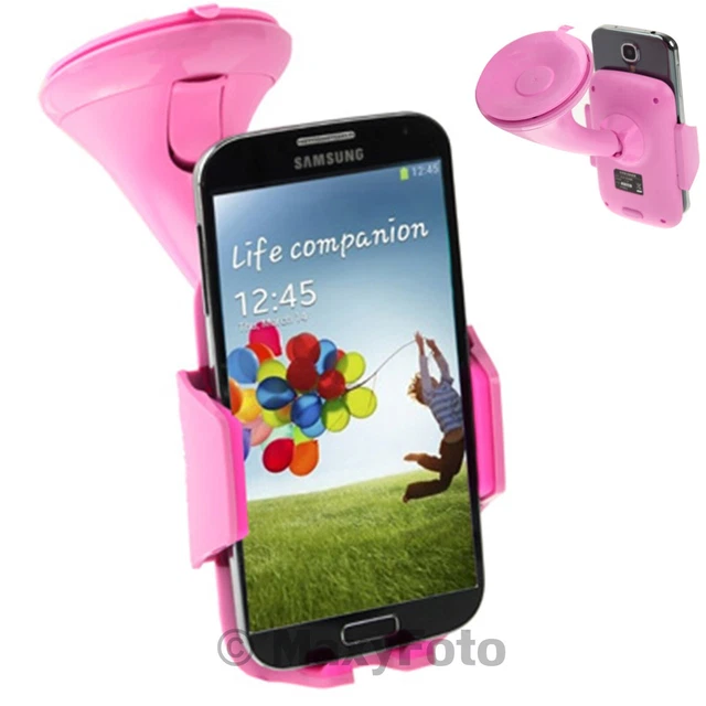 MAXY SUPPORTO AUTO Da Parabrezza Universale Ventosa A Molla K300 Pink ...
