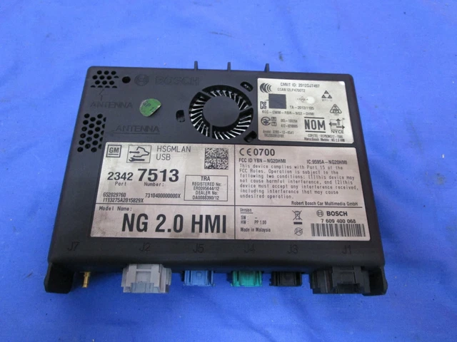 14 CHEVY CORVETTE C7 Hmi Human Interface Module 23427513 Xts Silverado ...