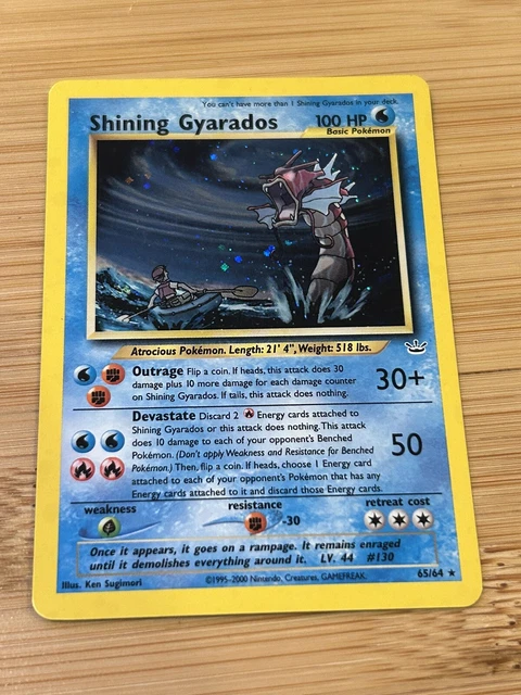 POKÉMON TCG SHINING Gyarados Neo Revelation 65/64 Super Holo EUR 140,03 - PicClick IT