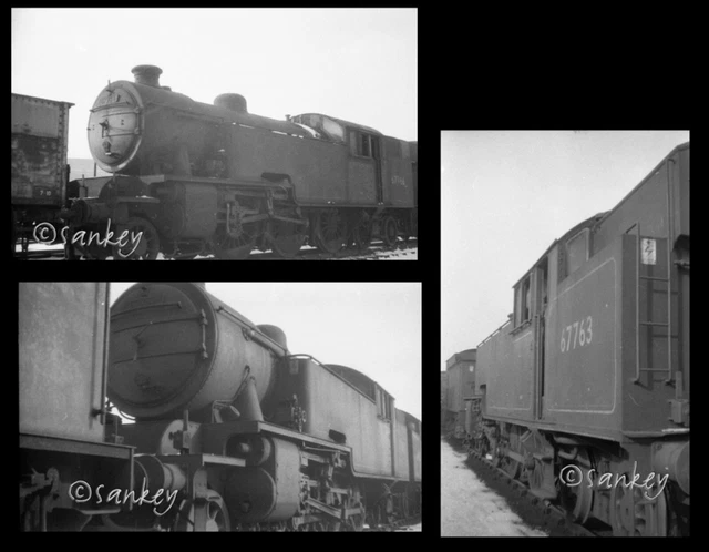 LNER 35MM 3 x Negatives 67763 @ Ardsley shed yard 14-04-62 £2.60 ...