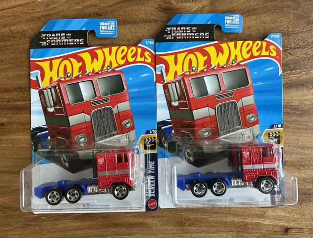 2026 HOT WHEELS Optimus Prime Transformers Screen Time - Lot of 2 $15. ...