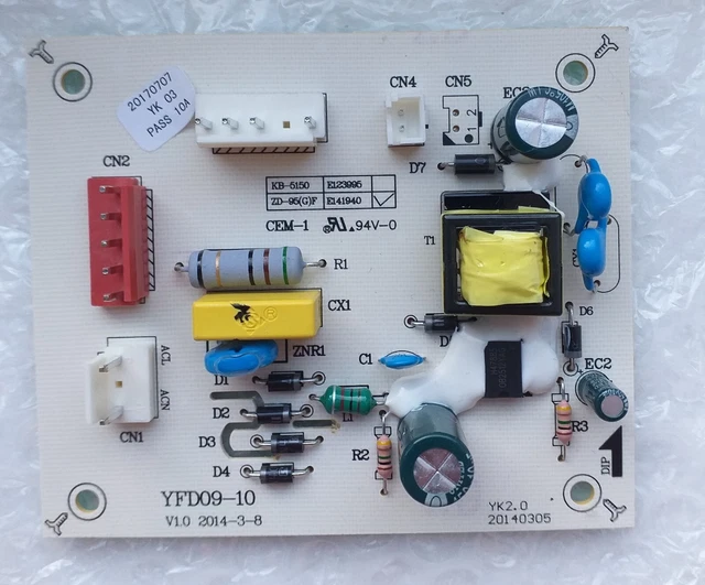 COOKER HOOD 20170707 PCB Control Module ZD-95(G)F E141940 £29.99 ...