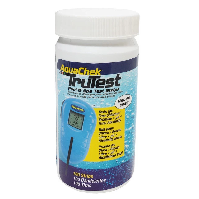 AQUACHEK 512138 TRUTEST Digital Reader Swimming Pool Spa 100 Test ...
