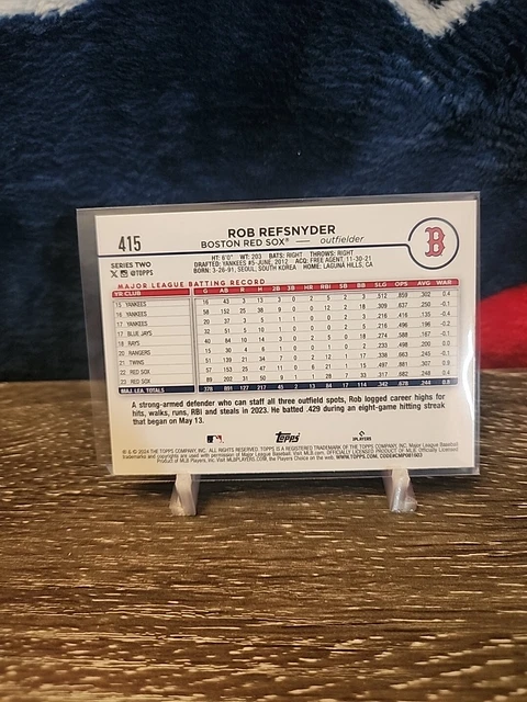 ROB REFSNYDER 2024 Topps Series 2 Hot Dog estivo parallelo SP #415 ...