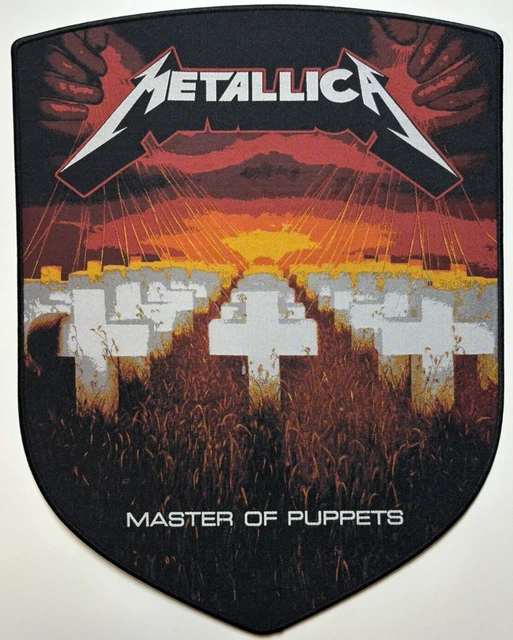 METALLICA MASTER OF PUPPETS Licensed Woven BACK PATCH Sew On Metal SOLD ...