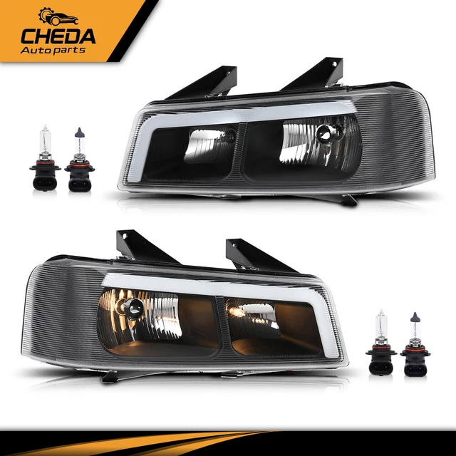FIT FOR CHEVY 2003-2019 Express GMC Savana Van LED Headlights Headlamps ...