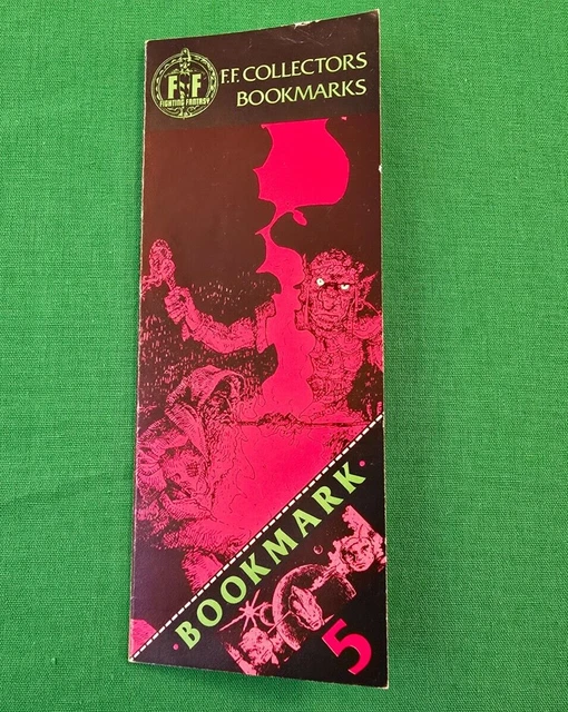 FIGHTING FANTASY FF Collectors Bookmark #5 VGC Steve Jackson Puffin £79 ...