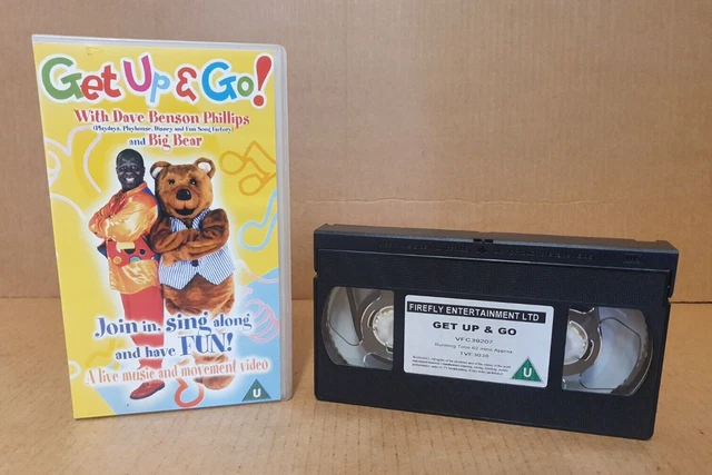 GET UP & GO! with Dave Benson Phillips on VHS Cassette Tape £13.95 ...