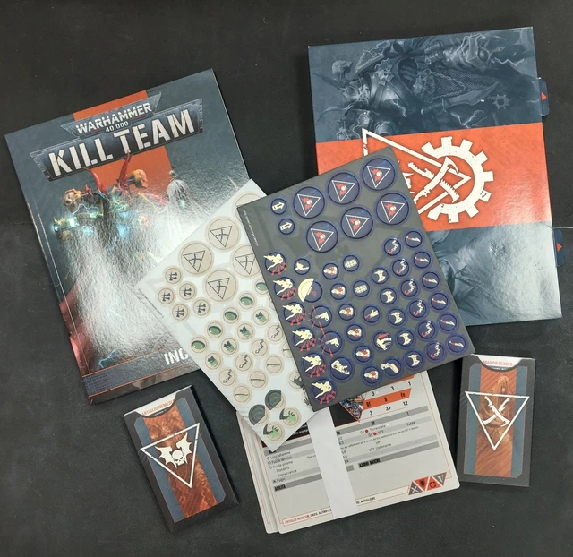 WARHAMMER KILL TEAM Nightmare Livre de Règles, Cards Et Jeton - Italien ...