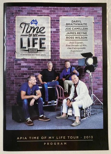 APIA TIME OF MY LIFE TOUR 2013 Braithwaite Camilleri Reyne Wilson ...